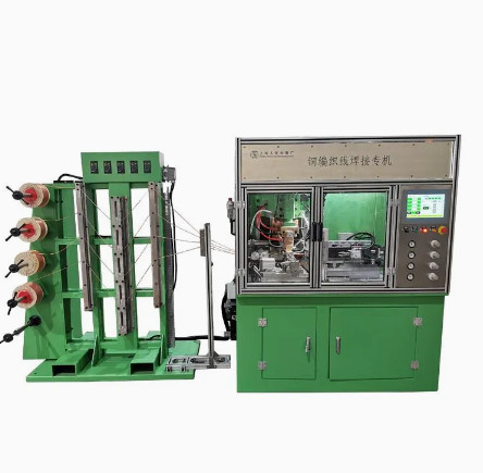 Automatic Copper Wire Welding Machine Cutting Metallic Line Welder Wire ...